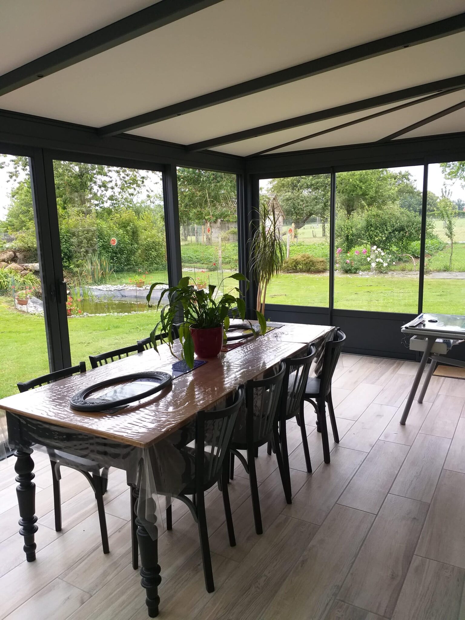 Véranda classique et authentique en Normandie | Blavait