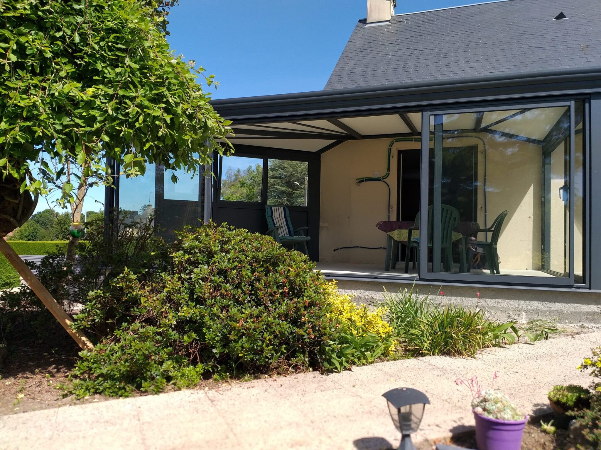 Véranda classique et authentique en Normandie | Blavait